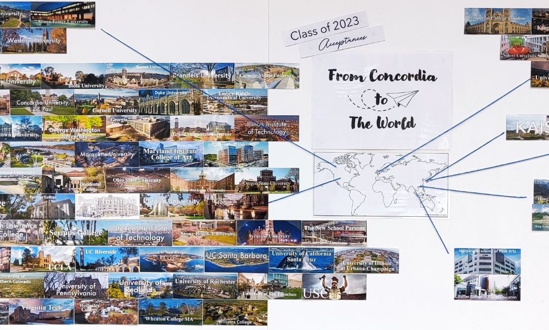 From Concordia to the World: Class of 2023 University Acceptances