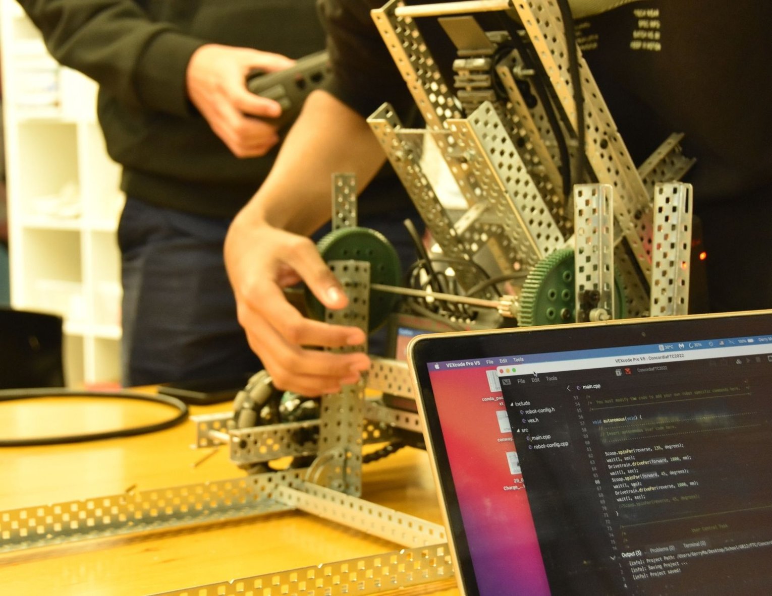 Concordia Students Receive Highest Points in FTC Robotics Match