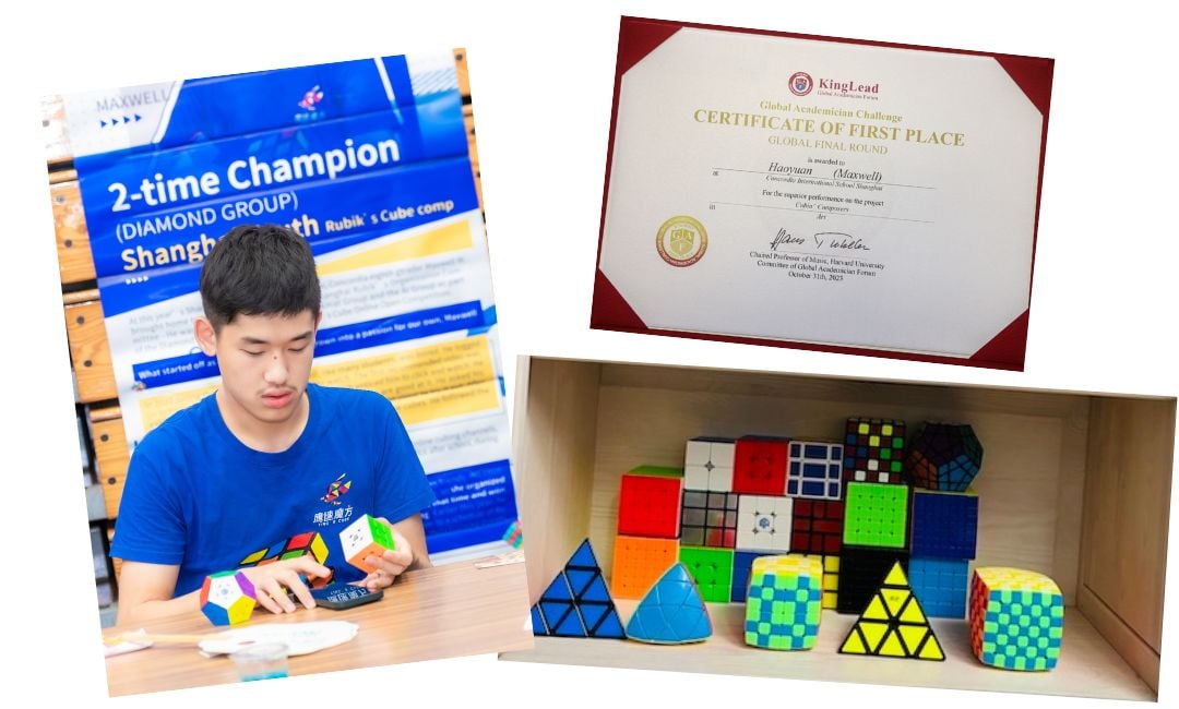 Student Triumphs at Global Forum with Innovative Music-Cubing Fusion
