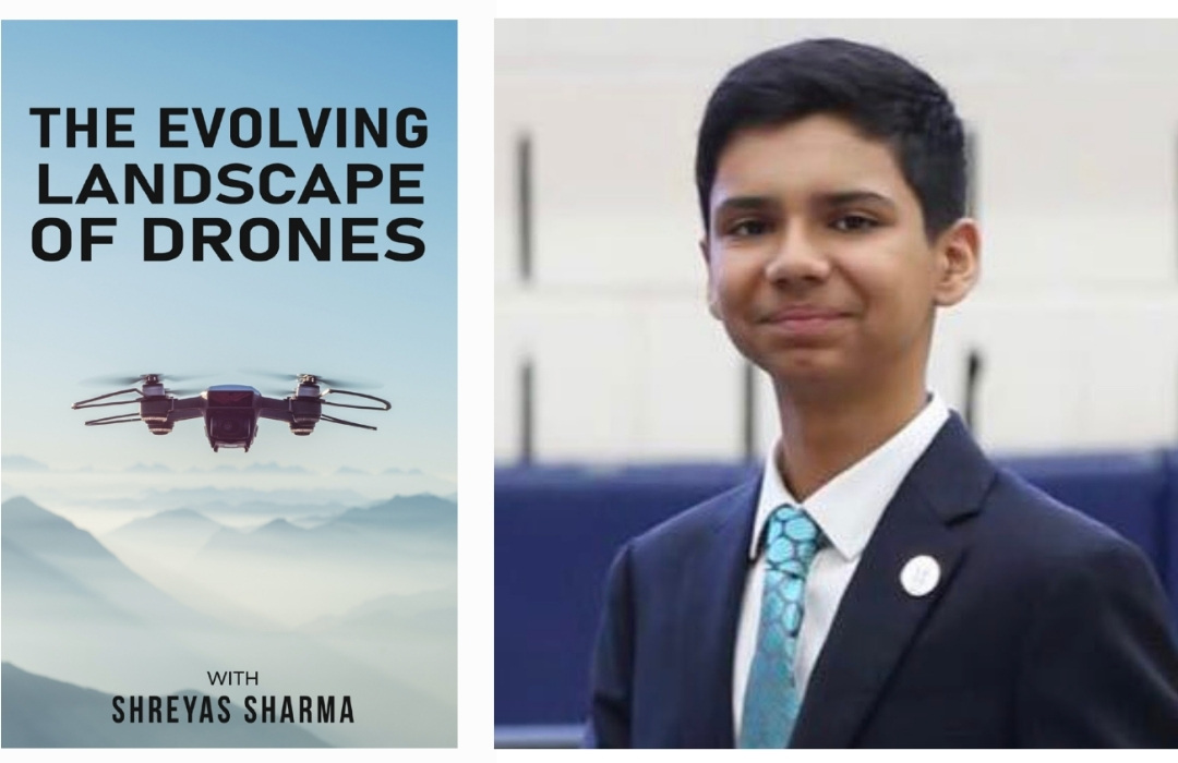 Concordia Freshman Publishes Book on Evolution of Drone Technology